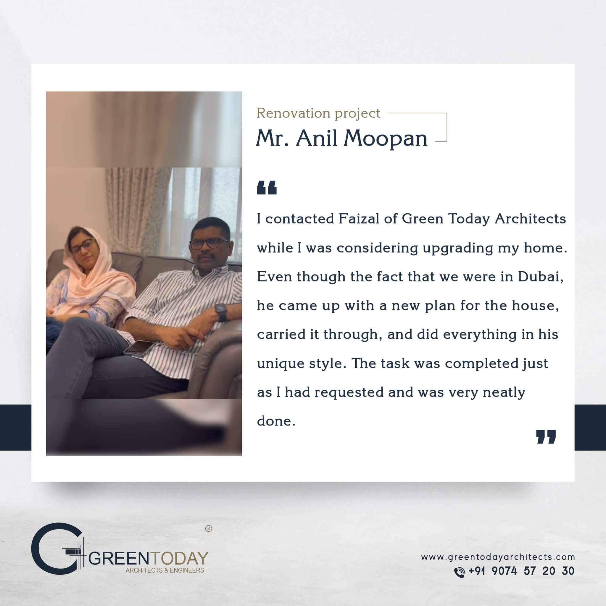 Construction Company in Muvattupuzha: GreenToday Architects