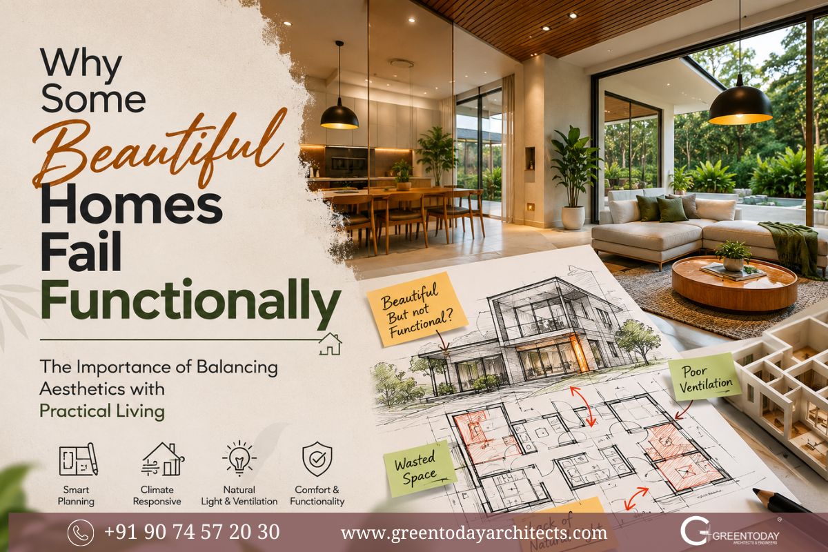 Functional Home Design Kerala - GreenToday Architects